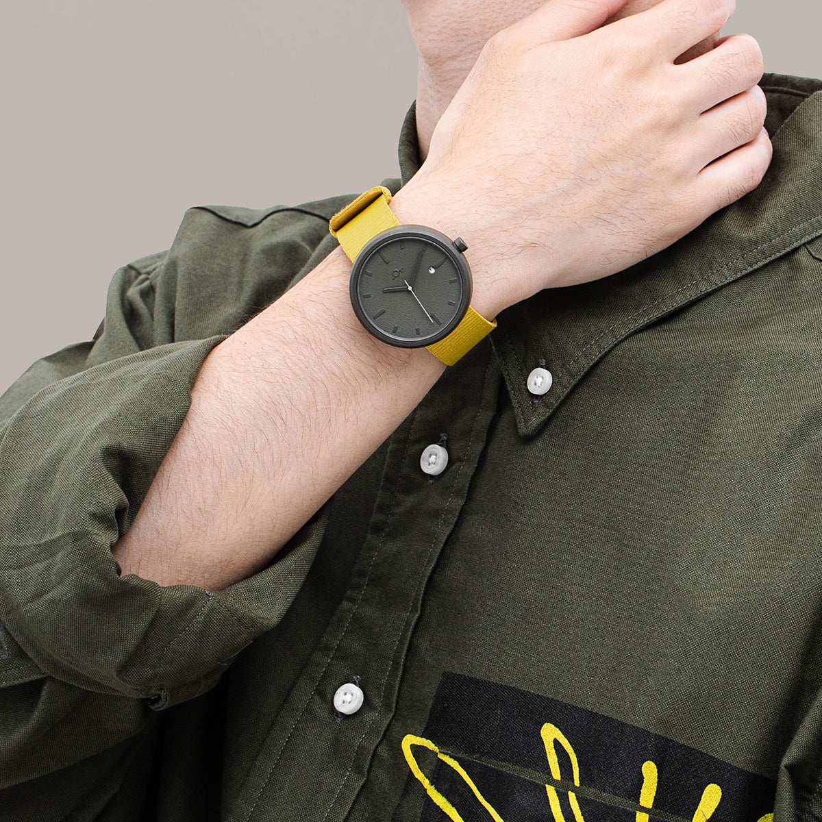 YOT WATCH 40mm Mustard/Khaki